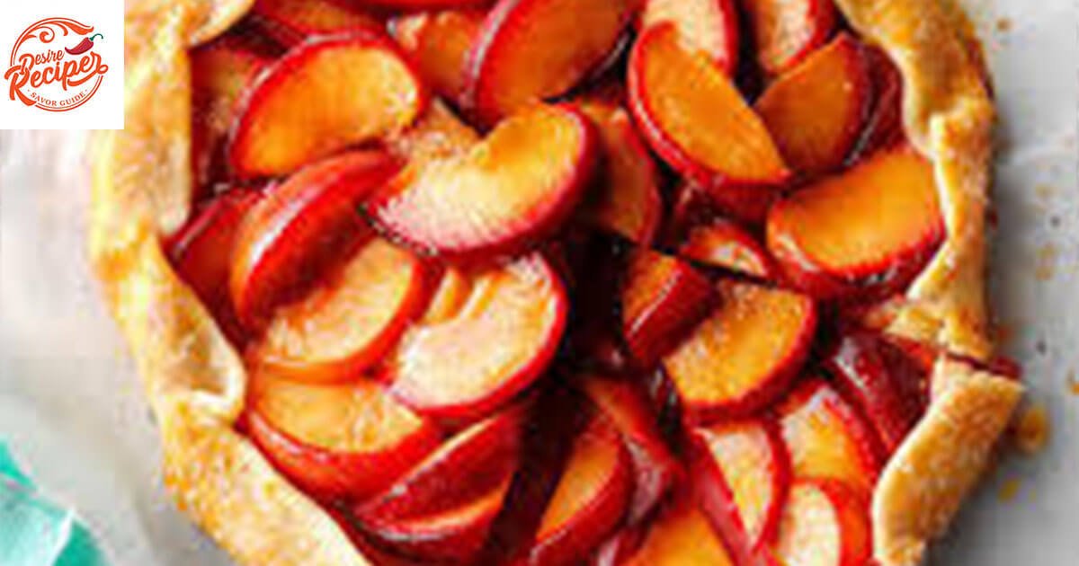 Homemade American Plum Tart Recipe! Easy & Delicious