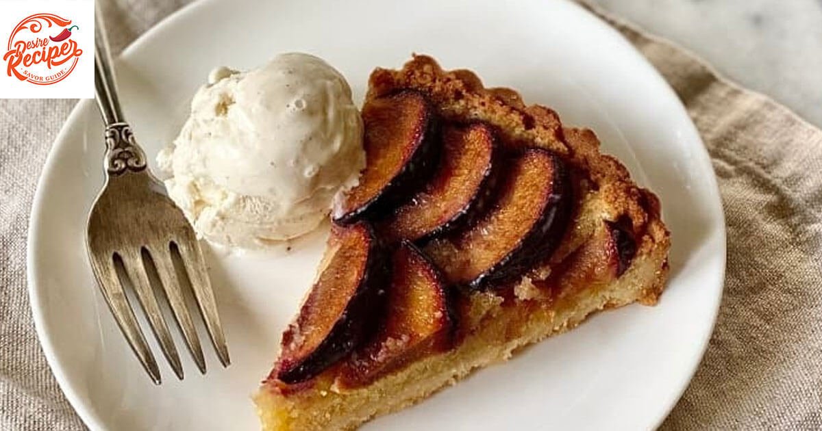 Homemade American Plum Tart Recipe! Easy & Delicious